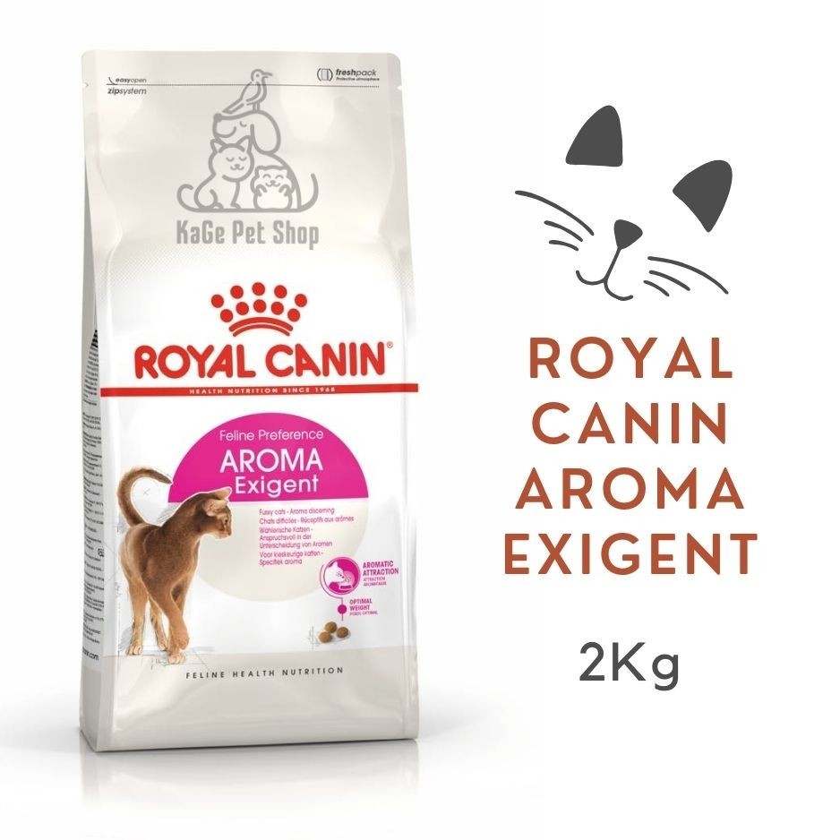 Jual Royal Canin RC Aroma Exigent 2Kg Dry Cat Food - Makanan Kucing ...