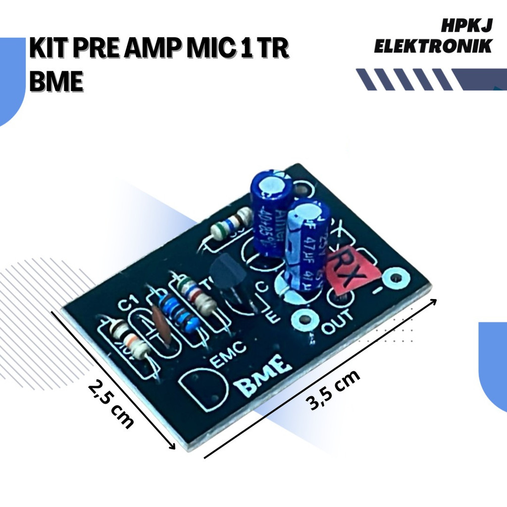 Jual ( 4PCS )KIT PRE AMP MIC 1 TR BME KIT PRE-AMP 1TR MIC | Shopee Indonesia