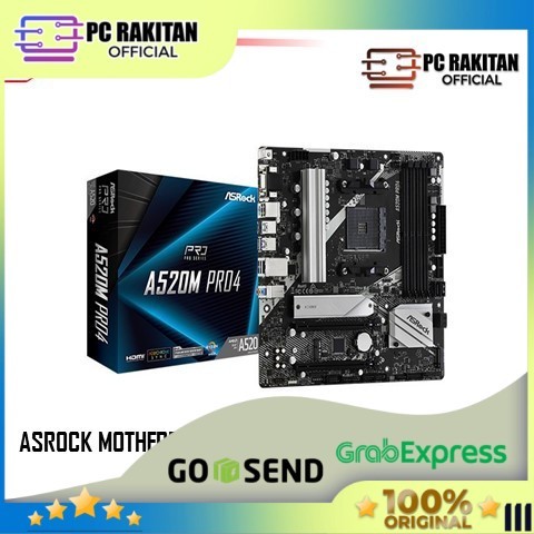 Jual Asrock Motherboard A520M Pro4 Socket Am4 | Shopee Indonesia