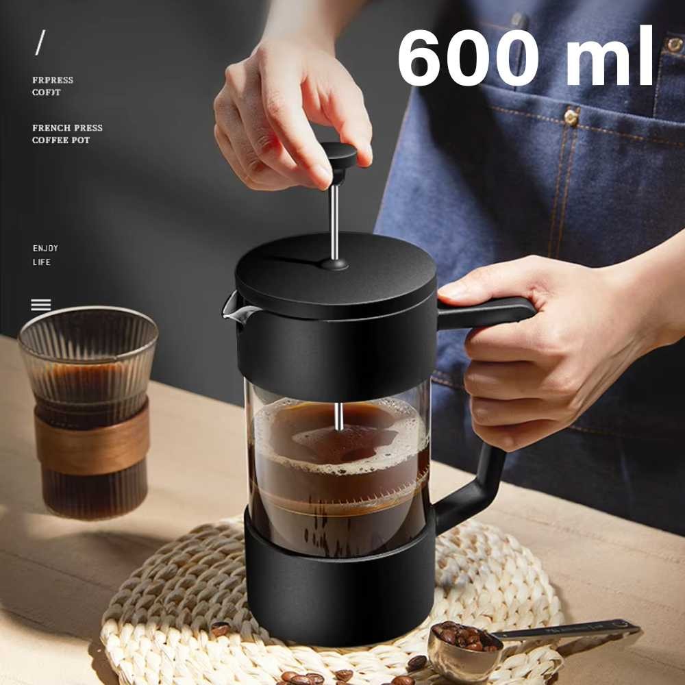 Jual French Press Manual Coffee Maker Pot Stainless Steel 304 - GX304 ...