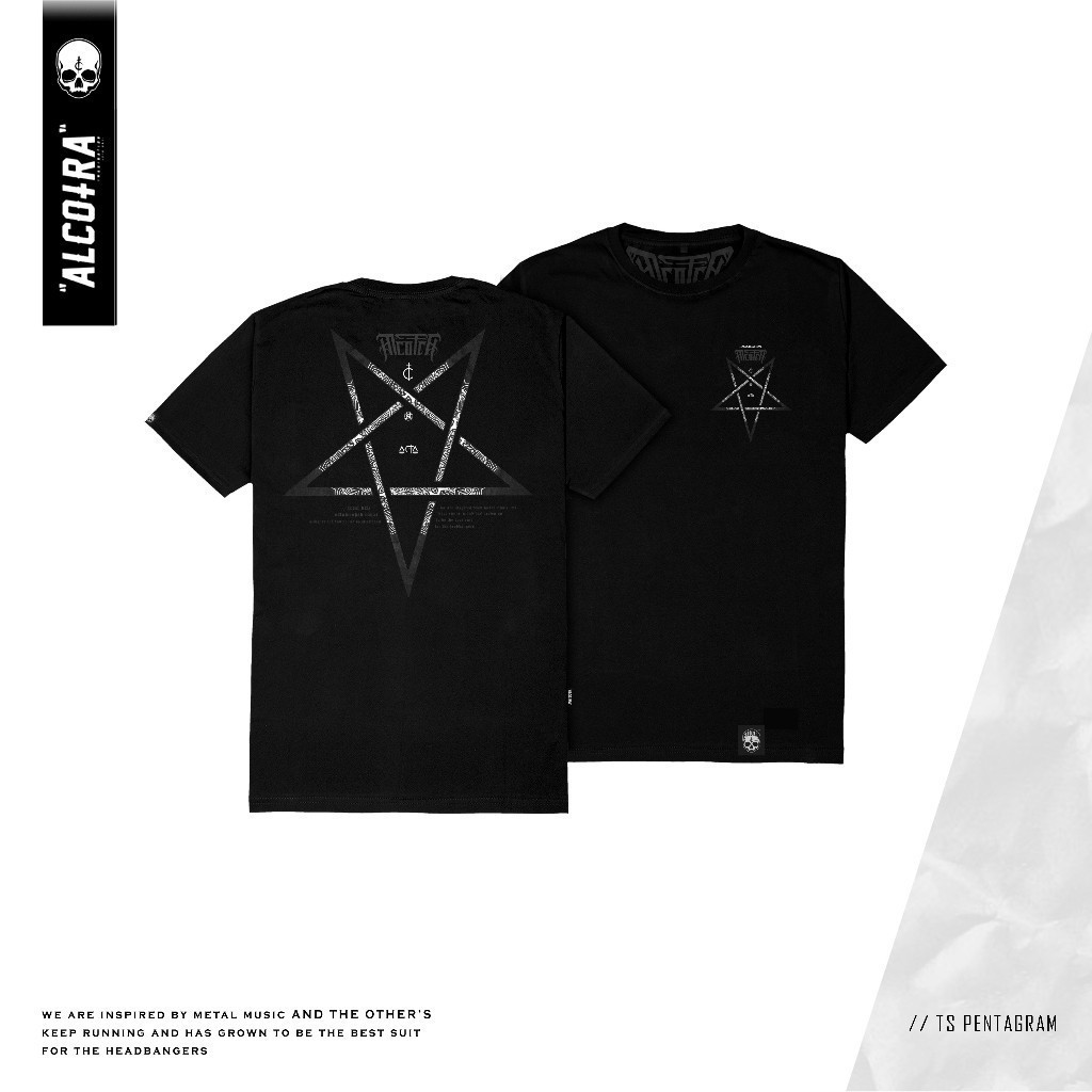 Jual ALCOTRA BALI Original // PENTAGRAM // T-SHIRT PENTAGRAM ALCOTRA ...