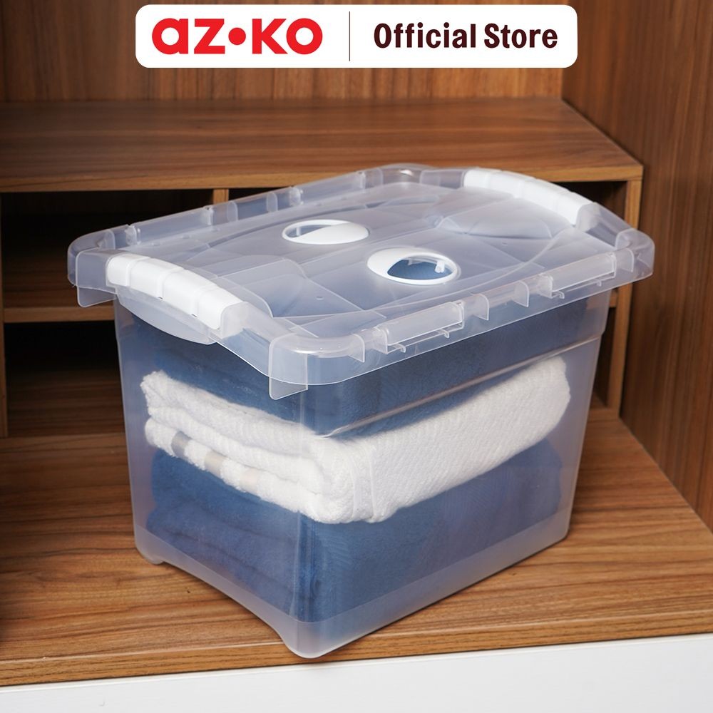 Jual AZKO Masterspace 38x27.5x25.5 cm Kotak Penyimpanan Dengan Tutup ...