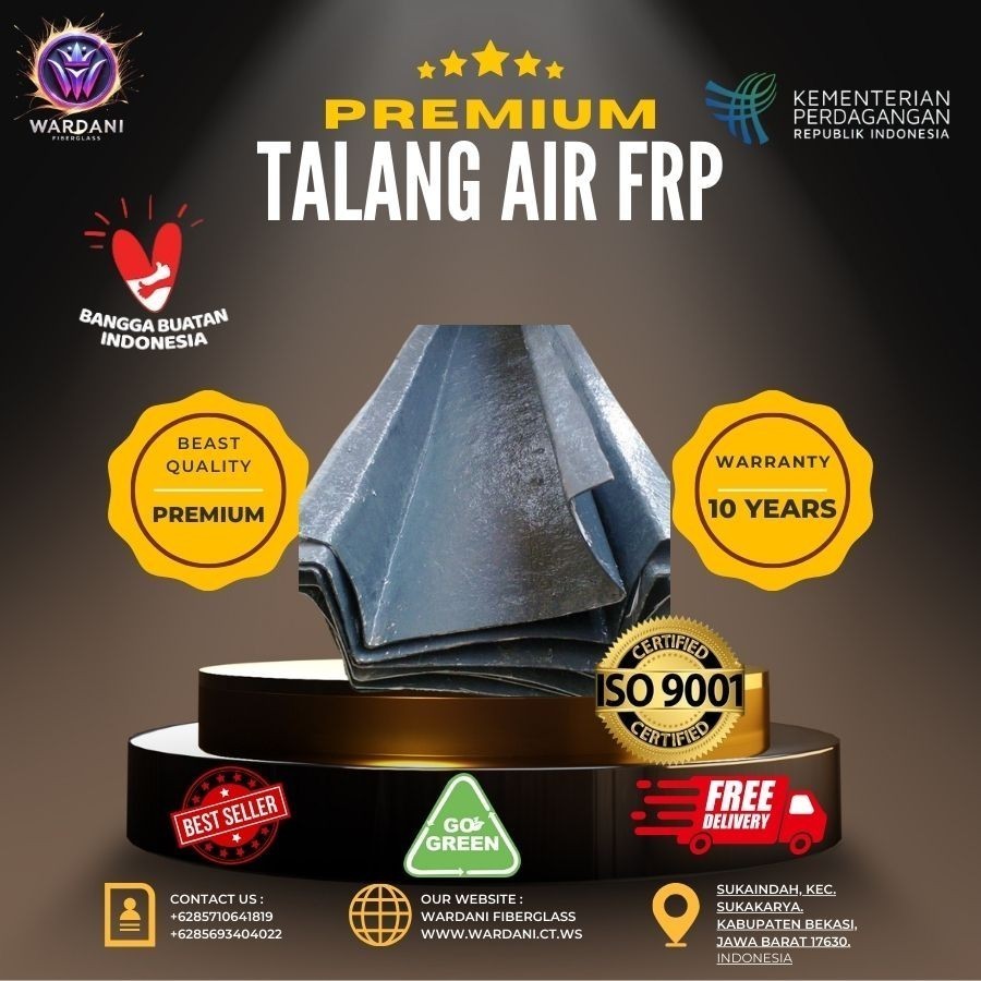 Jual Talang Kotak Talang Air FRP Talang Atap Fiberglass per Meter ...