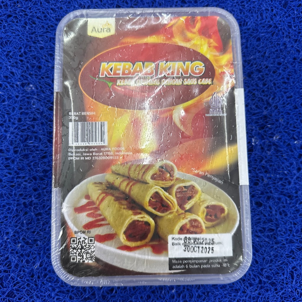 Jual KEBAB KING ORIGINAL DENGAN SAUS CABE 350GR | Shopee Indonesia