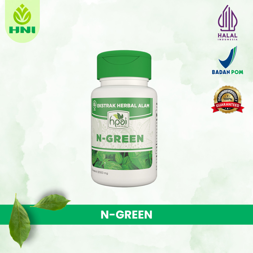 Jual N-Green Klorofil Kapsul - herbal klorofil, obat untuk mencegah ...