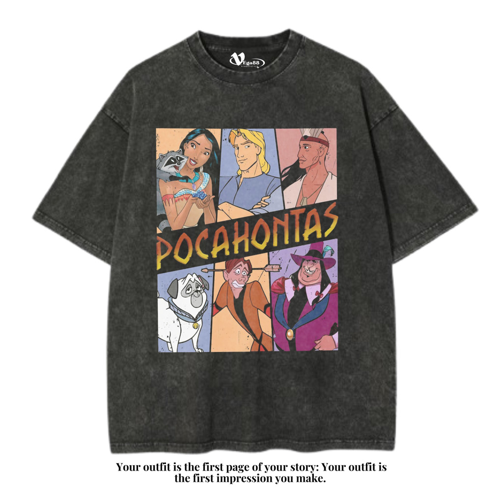 Jual VEGA88 *pocahontas* Kaos oversize | t-shirt oversized | kaos ...