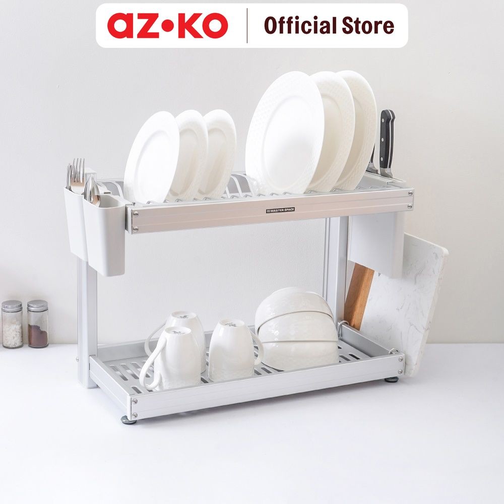 Jual AZKO Stora Masterspace Rak Piring 2 Tingkat Aluminium Medium ...