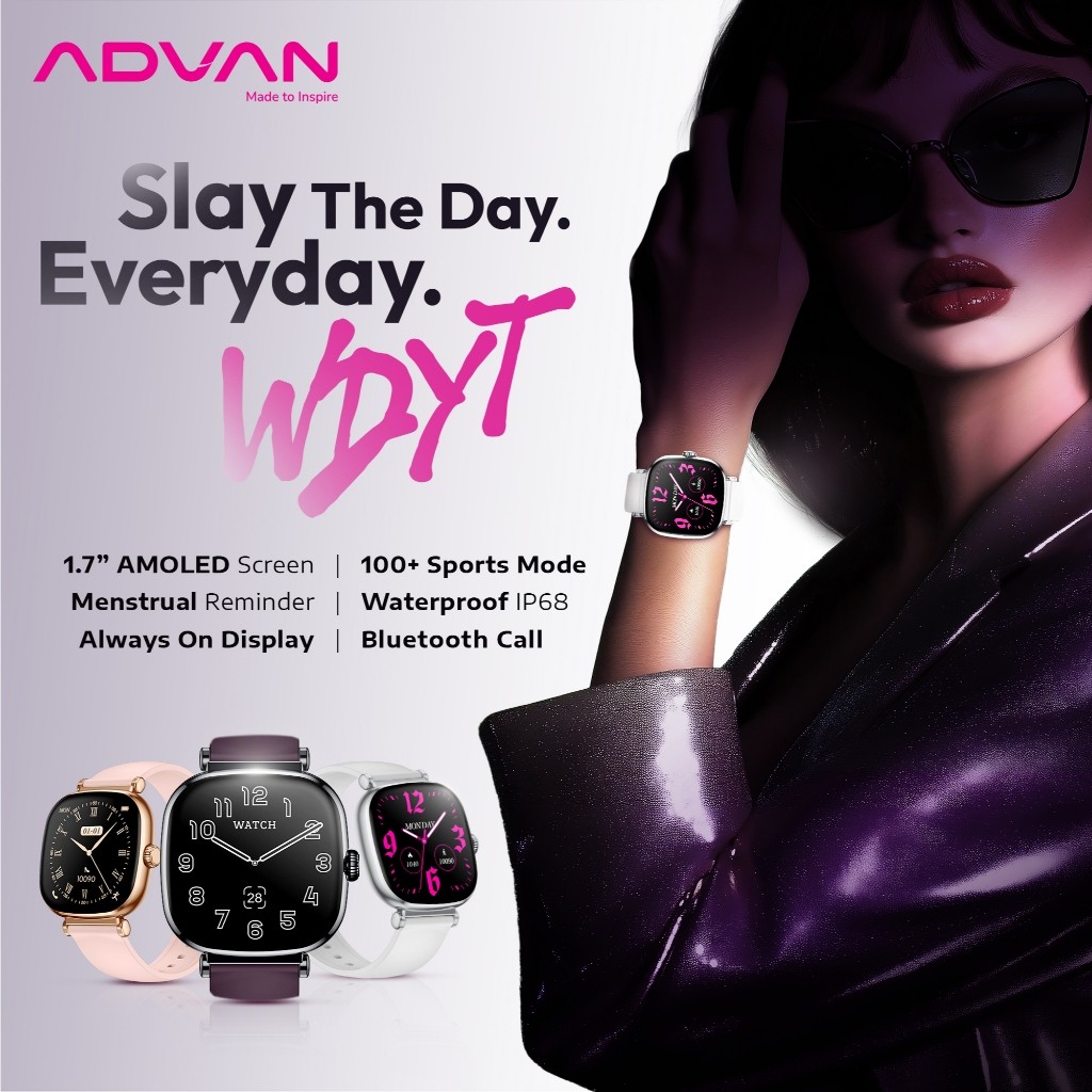 Jual [EXCLUSIVE LAUNCH] ADVAN Smartwatch WDYT 1.7" Super Amoled Smart ...