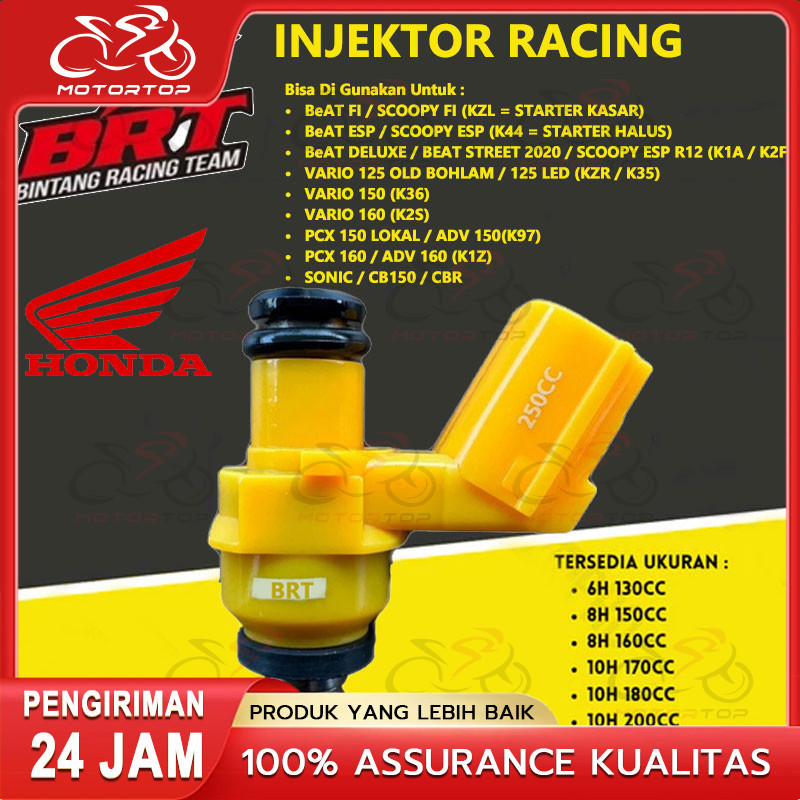 Jual Injektor HONDA CPO BRT Racing PCX Beat Vario 110 125 150 160 CB150 ...
