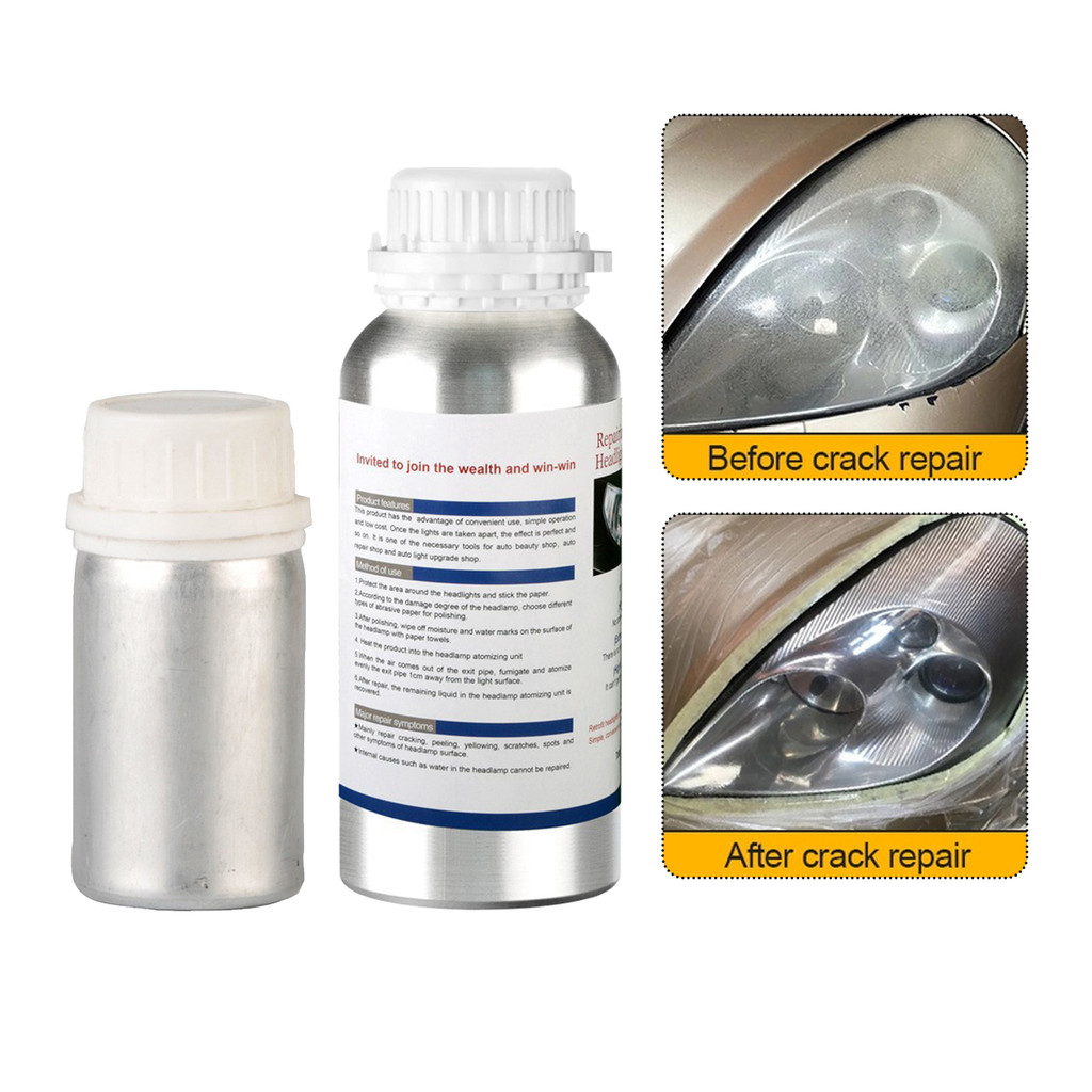 Jual 50/200/800ml Poles lampu depan mobil cairan lampu mobil Lampu ...