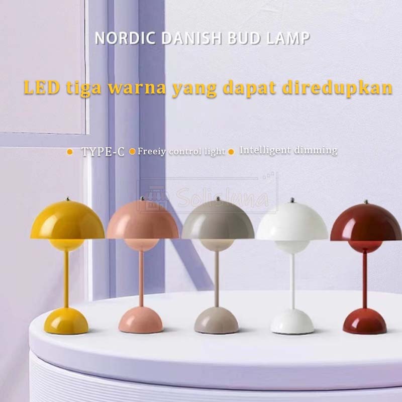 Jual Lampu Modern LED Meja Jamur Lampu Kuncup Bunga Lampu Meja Desain ...