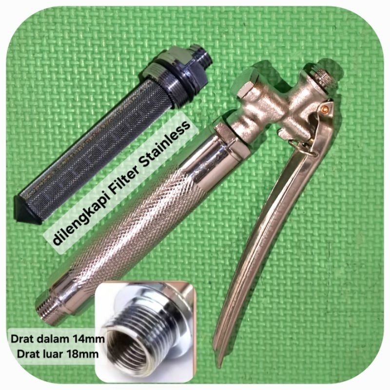 Jual Handle Stainless Steel plus Filter Sprayer Elektrik Manual Mesin ...