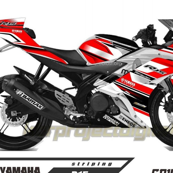 Jual Stiker Motor - Striping R15 V1 V2 - Motor Yamaha - Motor - R15 V1 ...