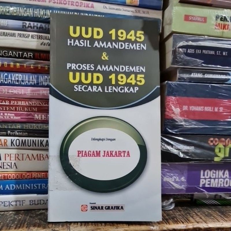 Jual UUD 1945 HASIL AMANDEMEN & Proses AMANDEMEN UUD 1945 Secara Lengkap | Shopee Indonesia