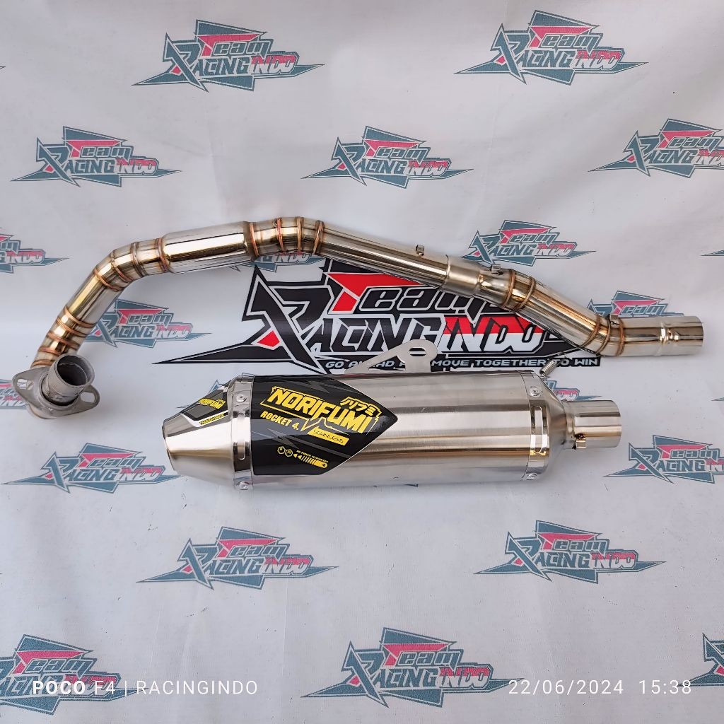 Jual Racing Exhaust norifumi rocket 4 1 Soccalif honda msx Ksr 110 Ksr Pro Ksr Racing honda msx ...