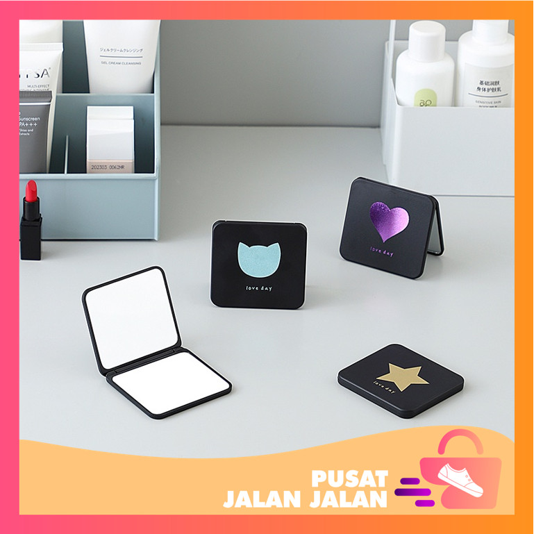 Jual PJJ - F5281 Cermin Mini / Cermin Lipat Mini Model Segiempat 2 Sisi ...