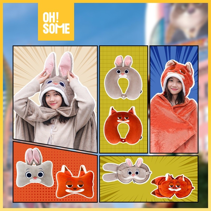 Jual 【OHSOME x Disney】- Disney Zootopia Collection Series Bantal Leher ...