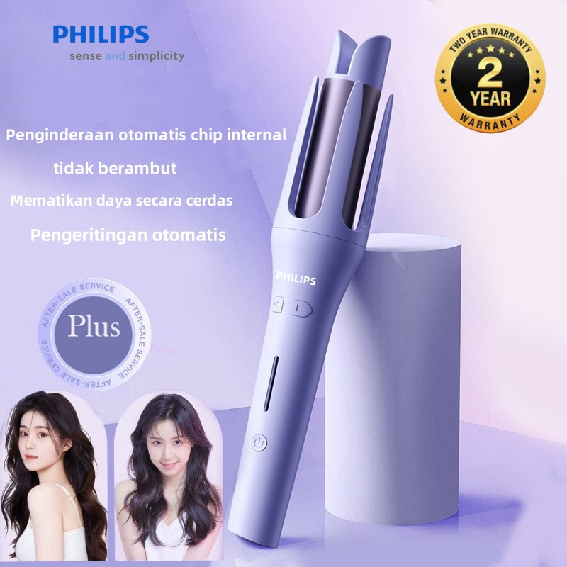 Jual philips Catokan Curly Otomatis Curly Rambut 32mm Big Curly Catokan Keriting Keramik ...