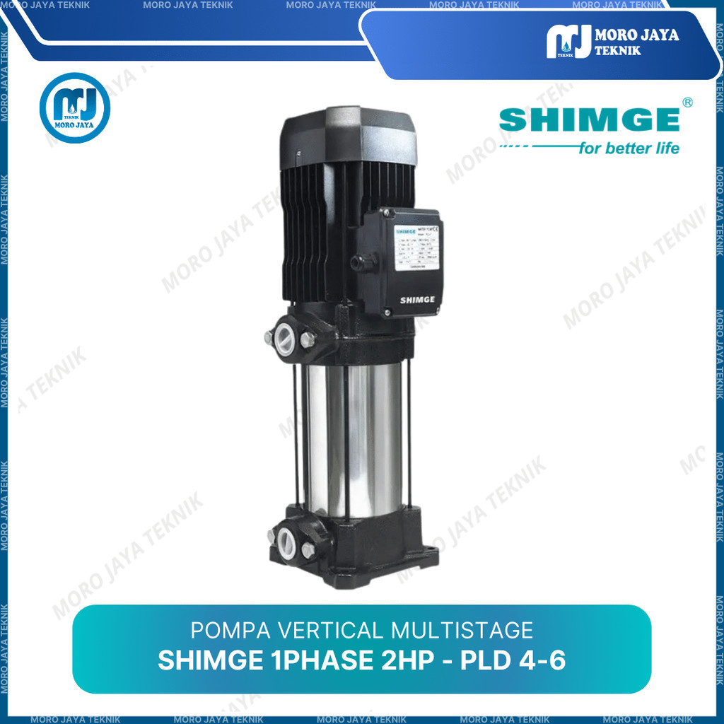 Jual Mesin Pompa Air Shimge Vertical Multistage 1PHASE 2HP - PLD 4-6 | Shopee Indonesia