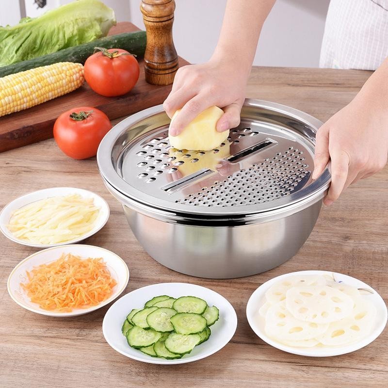 Jual BMW Kitchenware - Baskom Set 3IN1 dengan Parutan Tirisan ...