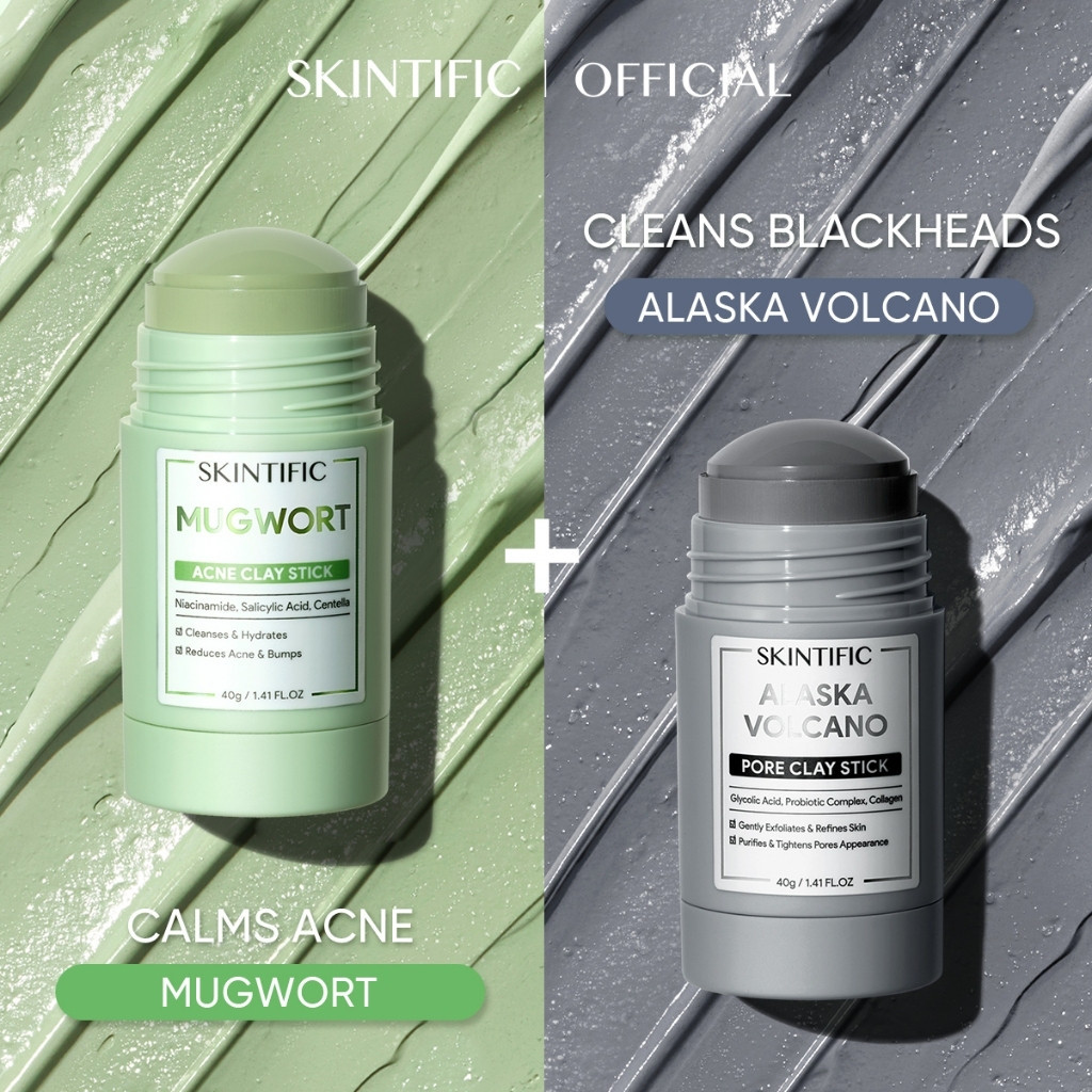 Jual SKINTIFIC Clay Mask Stik Series | Mugwort Clay Mask Stik | Alaska ...