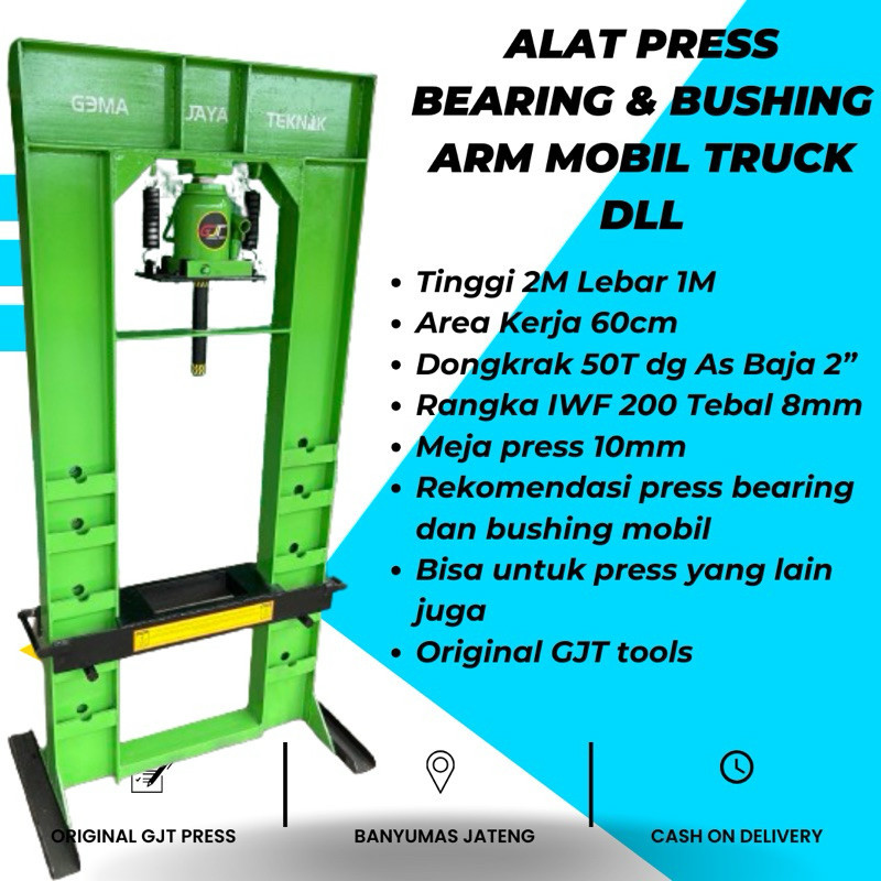Jual Alat Press Bearing Roda Mobil ball joint dan Bushing Arm Mobil ...