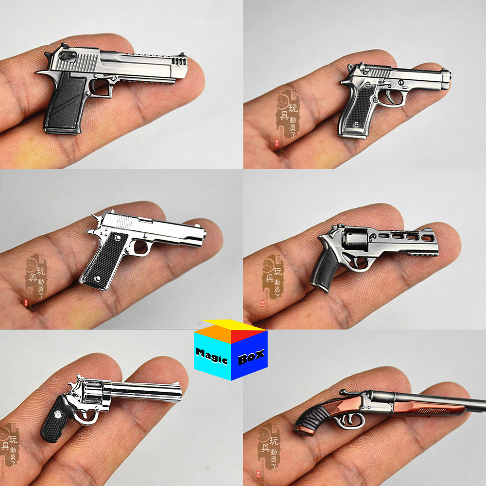 Jual 1/6 Soldier Miniature Small Gun Weapon Model Desert Eagle P92 Colt ...
