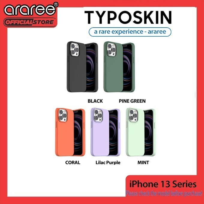 Jual ARAREE iPhone 13 PRO MAX 13 MINI ARAREE TYPO SKIN Soft and Smooth ...