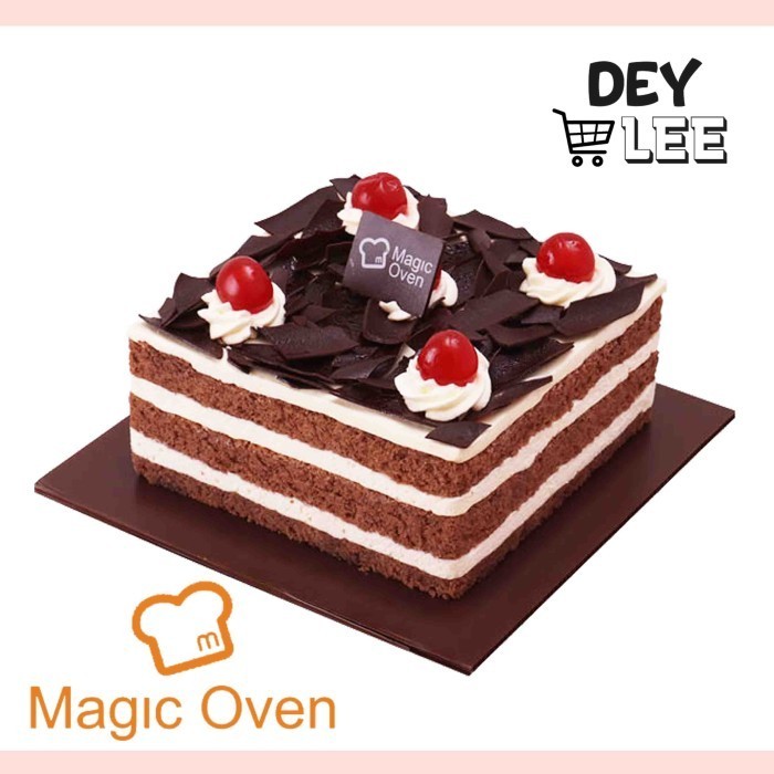 Jual MAGIC OVEN Black Forest Whole Cake Persegi Kue Ulang Tahun Bandung ...