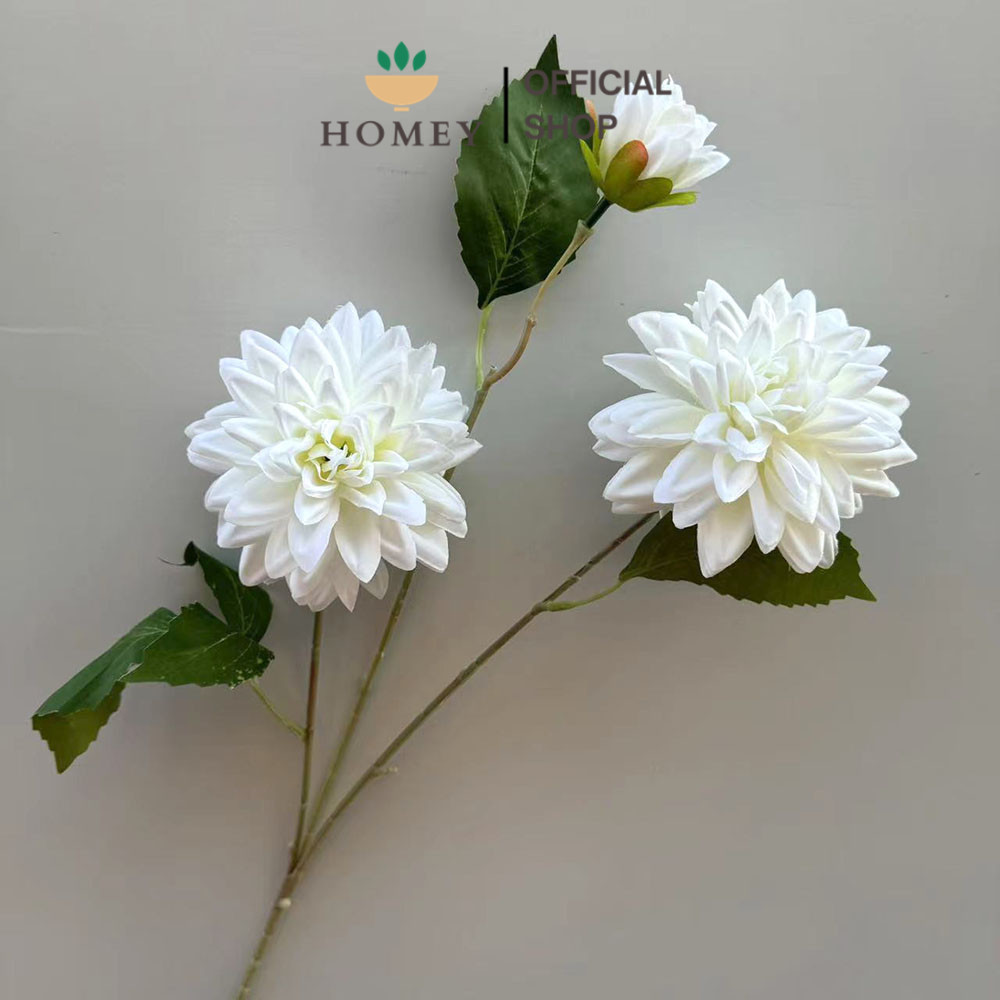 Jual HOMEY - C01 DALI 70cm Artificial Bunga Mawar 3 Cabang 3 Kuntum ...