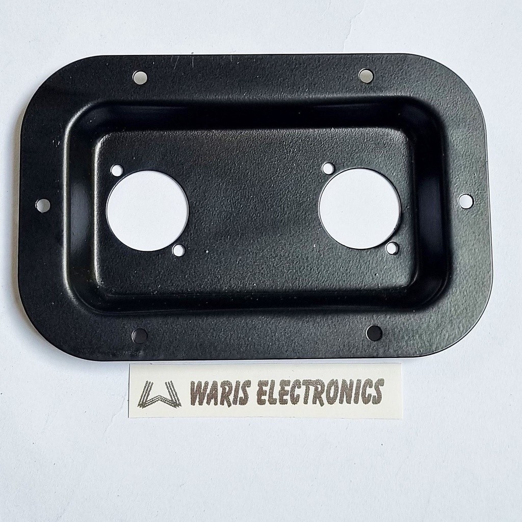 Jual Panel Besi Dudukan Speacon Socket Kontra Spikon 2 Lubang | Shopee ...