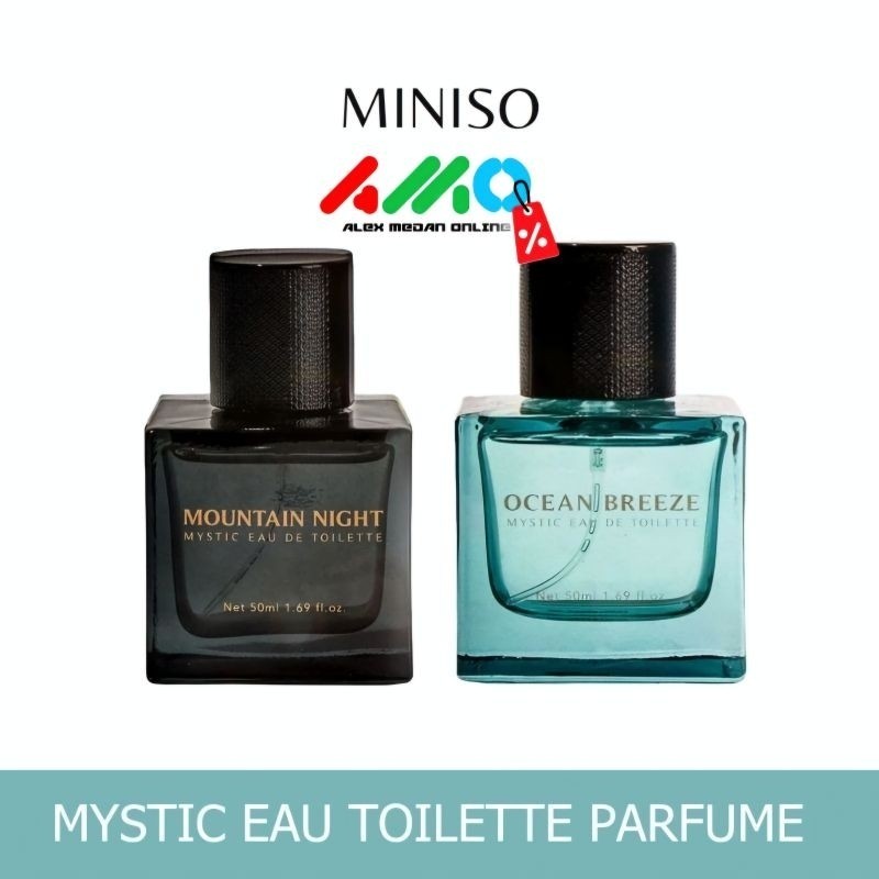 Jual Miniso Parfum ORIGINAL Men's Parfume Mystic Series EDT 50ml Ocean ...