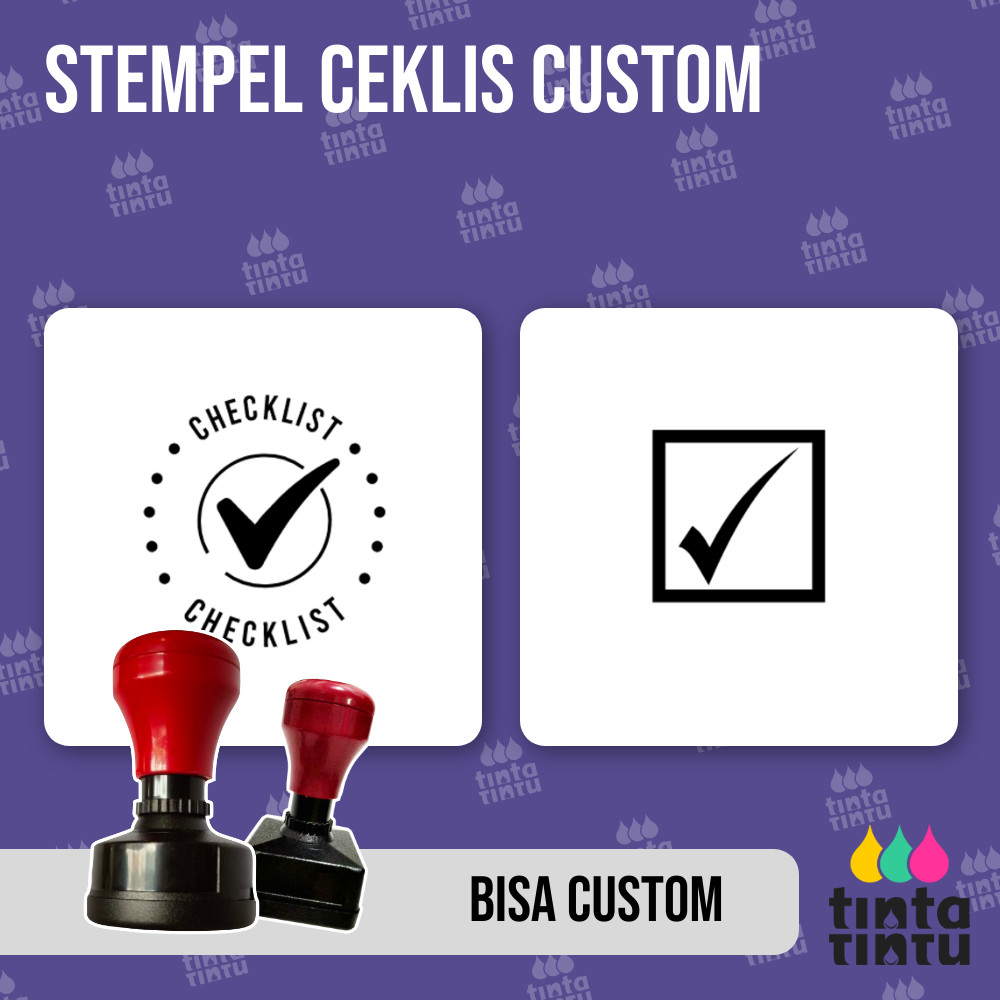 Jual Stempel Ceklis Custom | Shopee Indonesia