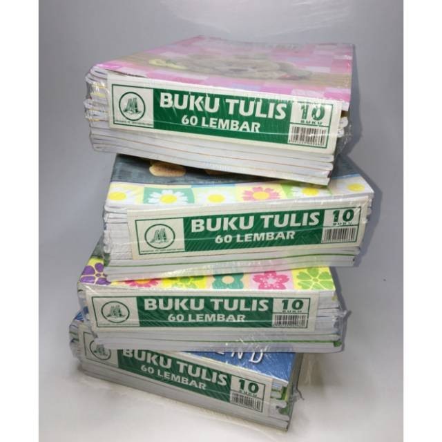 Jual Buku Tulis AA 60 lembar (10 pc) | Shopee Indonesia