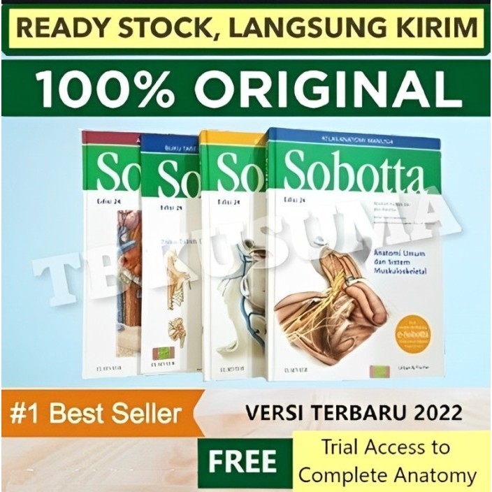 Jual PROMO ~ [] Sobotta Atlas Anatomi Manusia Edisi 24 - Atlas Sobotta ...