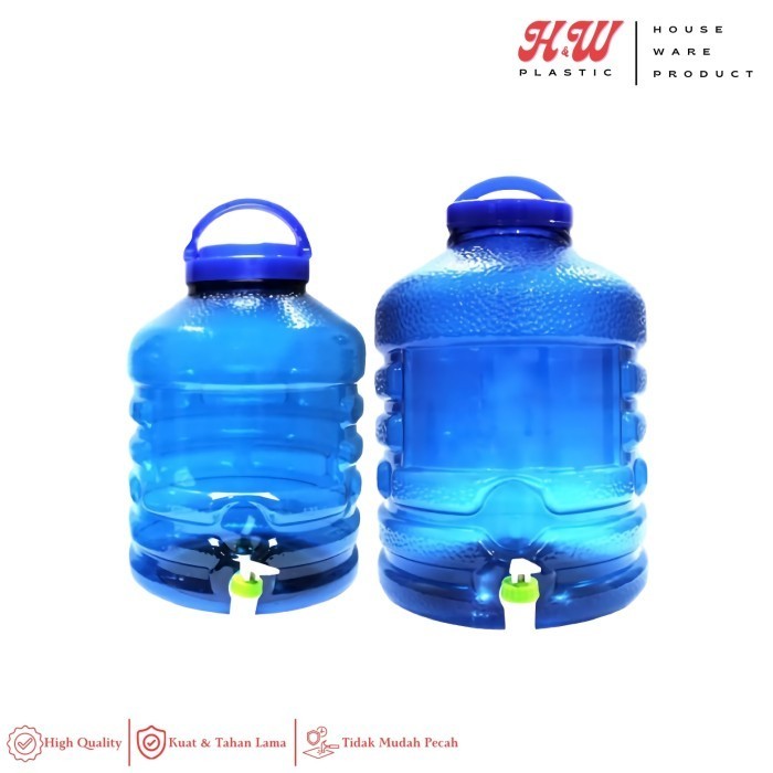 Jual Galon Keran Air Minum H&W 12,5 & 19 Liter / Dispenser Air Minum ...