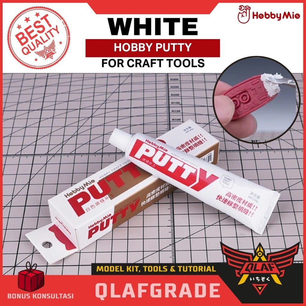 Jual Hobby Putty WHITE Hobby mio - putih dempul craft tools | Shopee ...