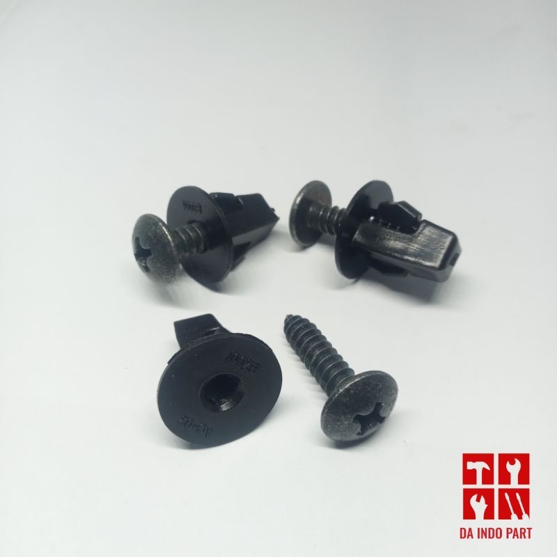 Jual Klip kancing plastik dudukan baut + baut drat kasar m6 Toyota spit ...
