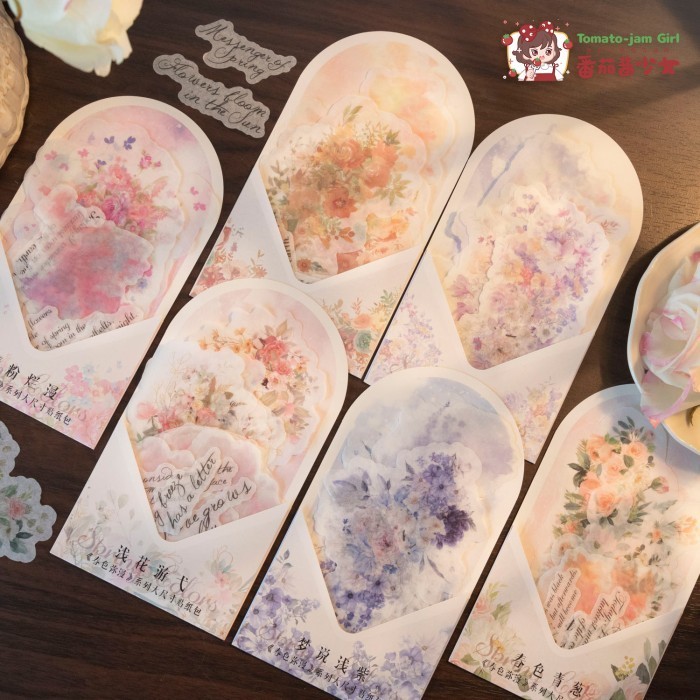 Jual Sticker Bunga Aesthetic Flower SPRING STAR SERIES Journal Stiker ...