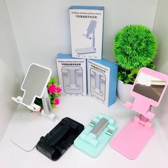 Jual Phone Holder Stand Hp di meja folding desktop dudukan Hp tablet ...