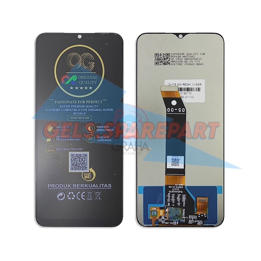 Jual LCD XIAOMI REDMI 10 5G / NOTE 11E / POCO M4 5G OG ORI SUPER ...