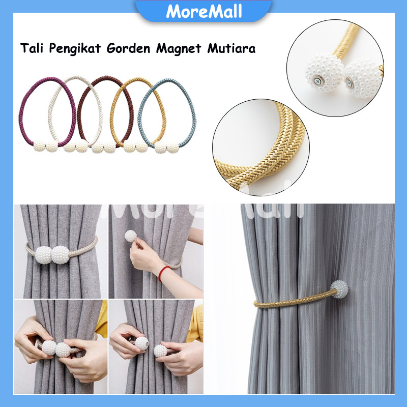 Jual Magnetic Curtain Gorden Tali Pengikat Gorden/Tali Pengikat Tirai ...