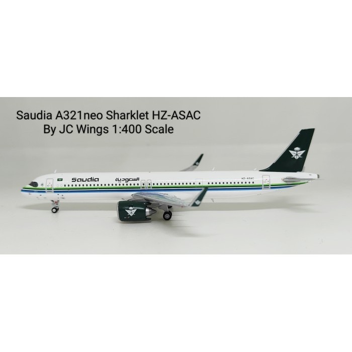 Jual AIRCRAFT DIECAST Saudia A321neo Sharklet HZ-ASAC By JC Wings 1:400 ...