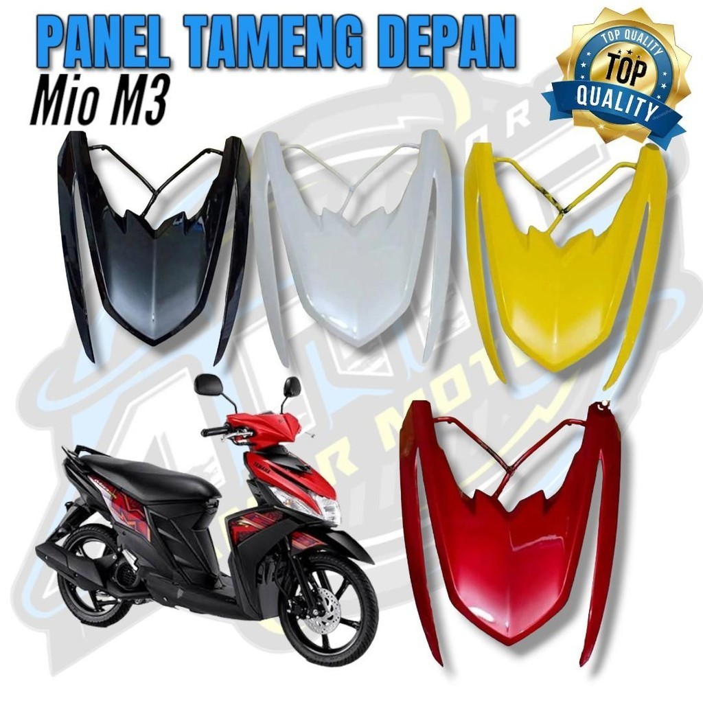 Jual Panel Tameng Depan Yamaha Mio M3 Hitam Putih Merah Kuning | Shopee ...