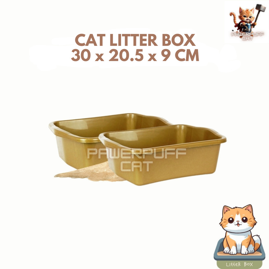 Jual PPC Cat Litter Box Baskom Bak Baki Pasir Kucing Kitten Small ...
