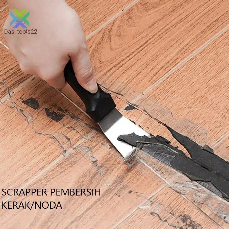 Jual DAS Scraper Kaper Besi Gagang Karet 1" Inch Inci Skrap Cat Besi ...
