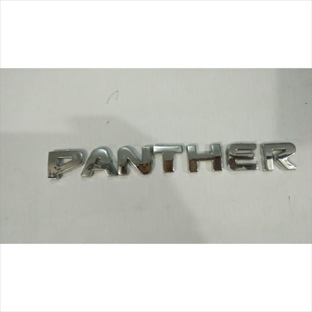Jual Emblem Logo Sticker Tempelan Tulisan Panther Chrome Pisah | Shopee ...