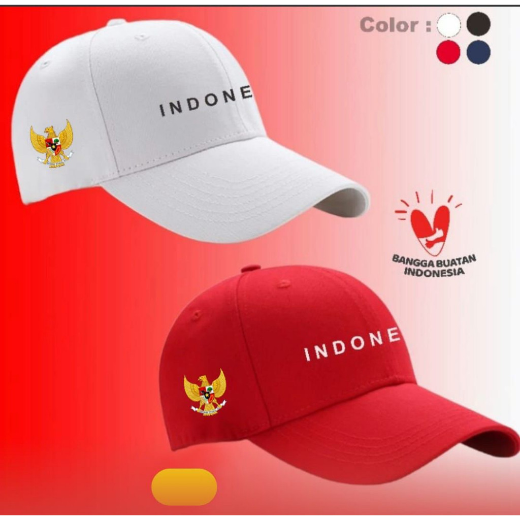 Jual PROMO.. TOPI BASEBALL TOPI DISTRO GARUDA INDONESIA MERAH PUTIH ...
