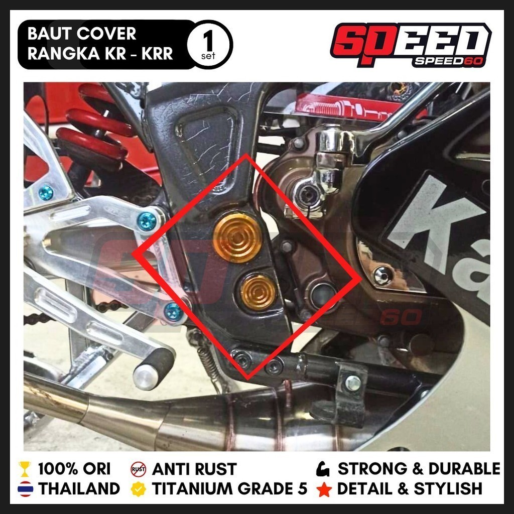 Jual Cover Rangka Sasis Tengah Kawasaki Ninja R RR Cover Titanium Grade ...