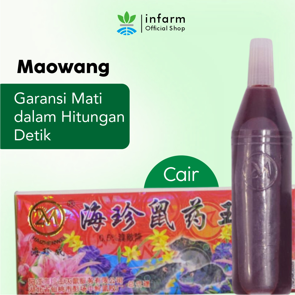 Jual INFARM - Racun Tikus Maowang Cair 2M Botol Merah Bulat Mati Kering ...